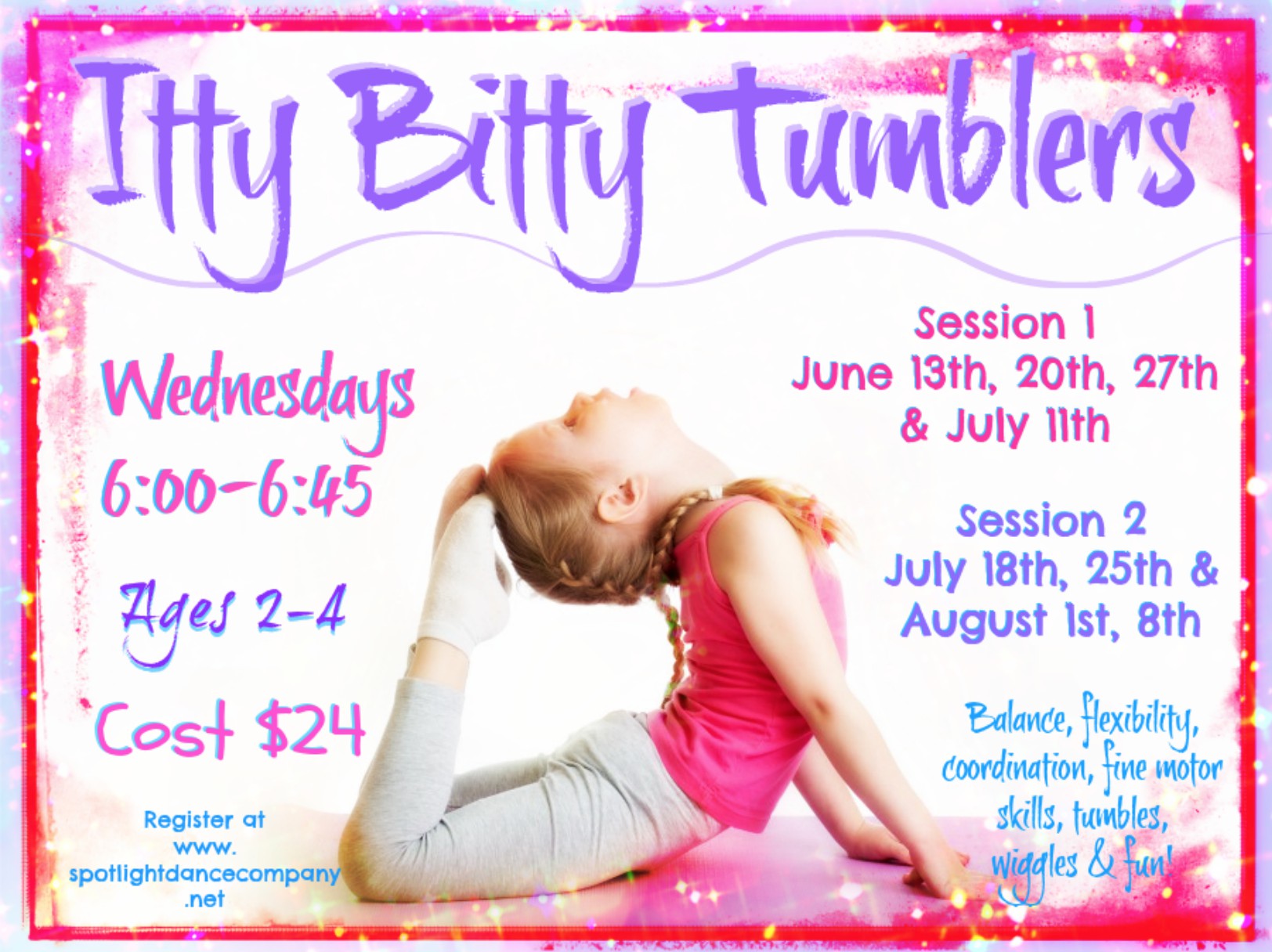 IttyBittyTumblers - Spotlight Dance Company