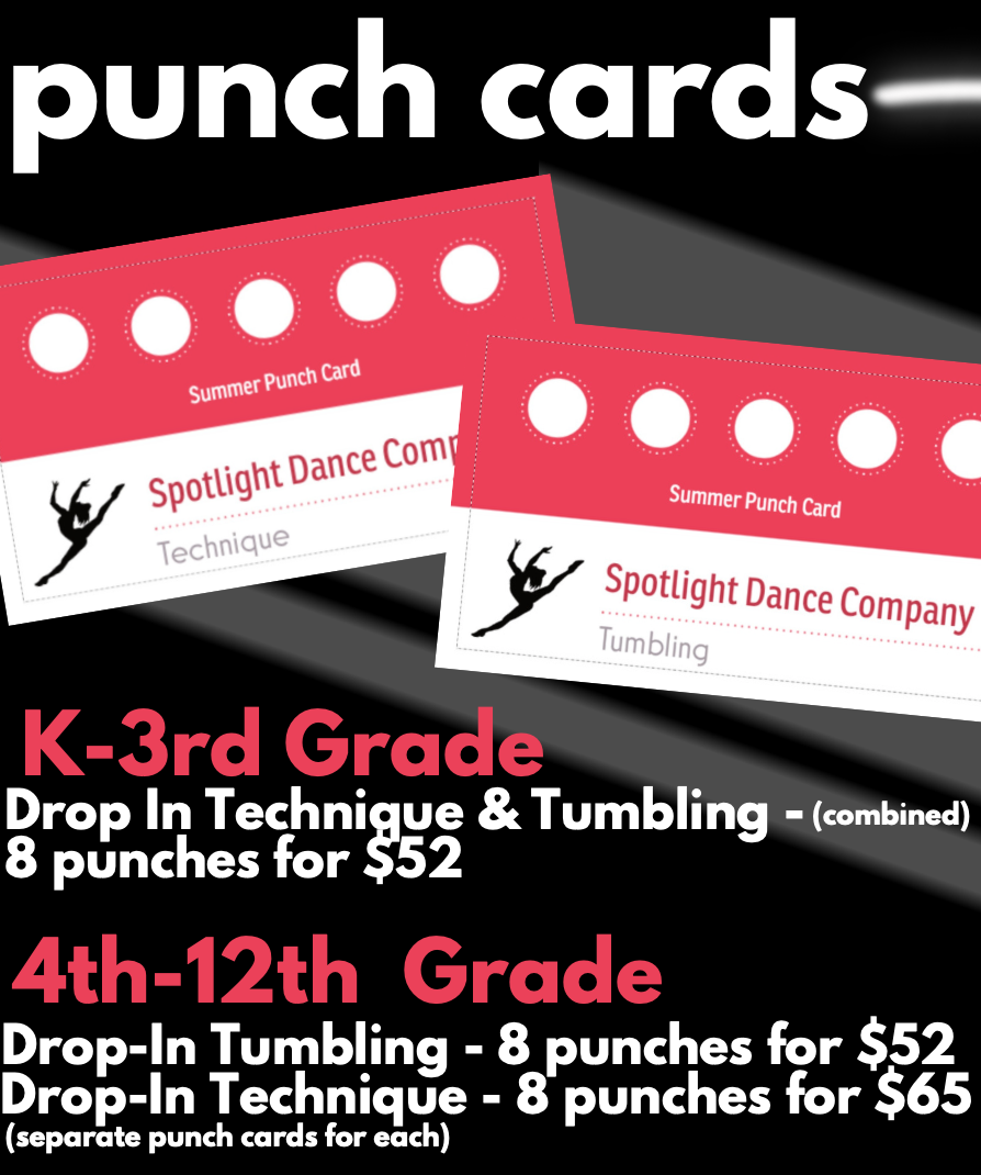 PunchCards - Spotlight Dance Company