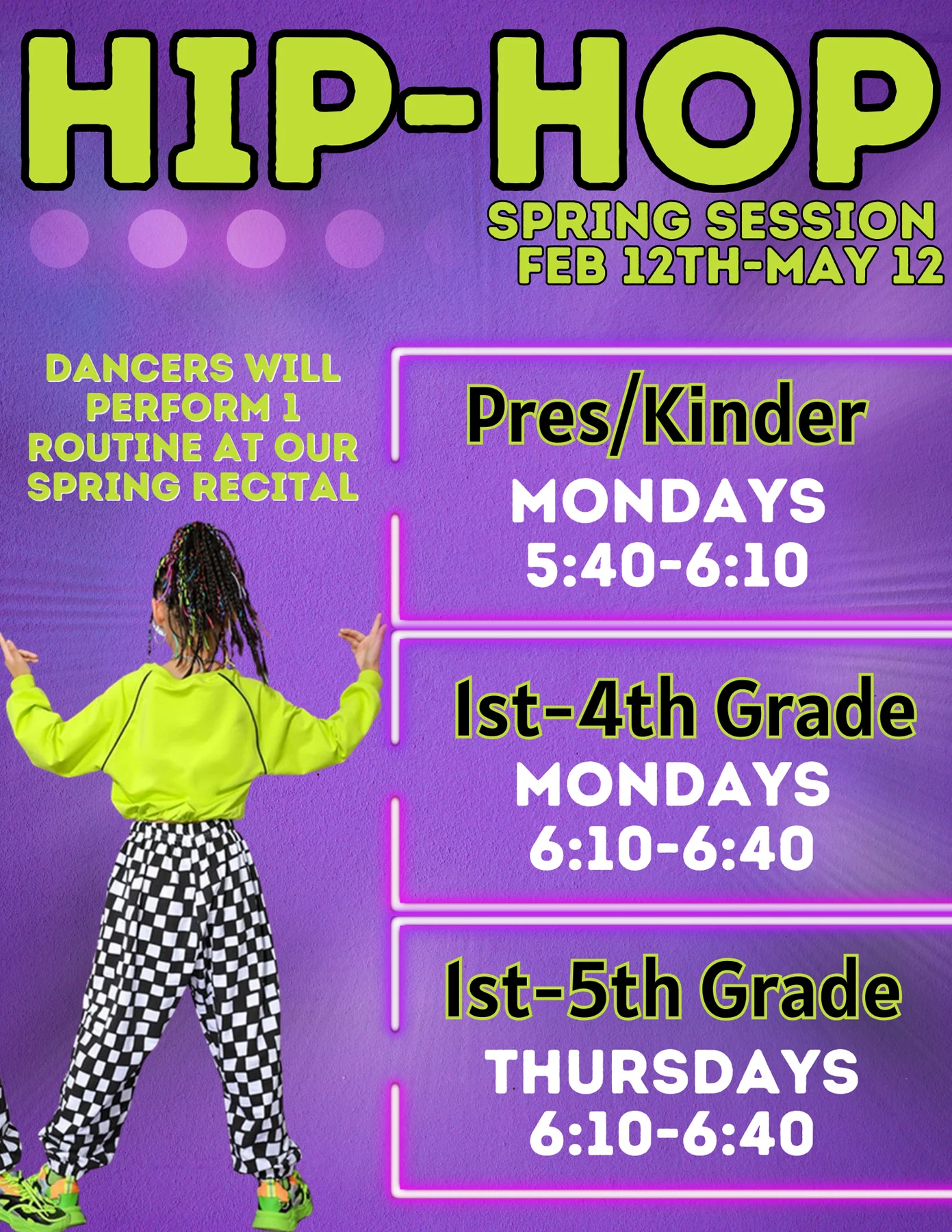 Preschool & Kindergarten - Spotlight Dance Company